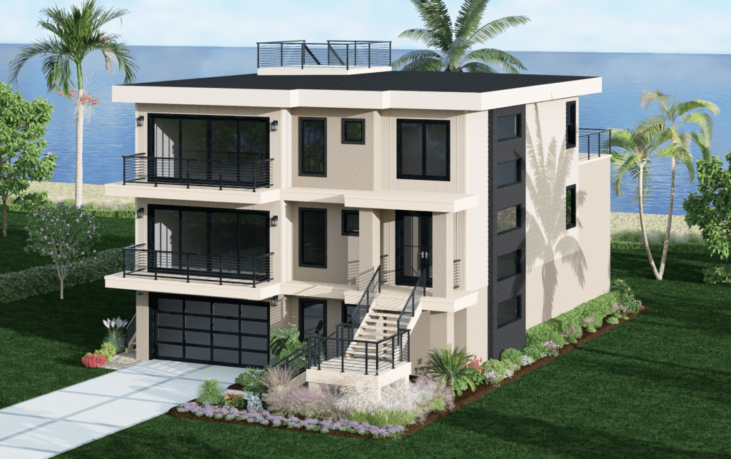 Modern Style Custom Homes and Floorplan Details